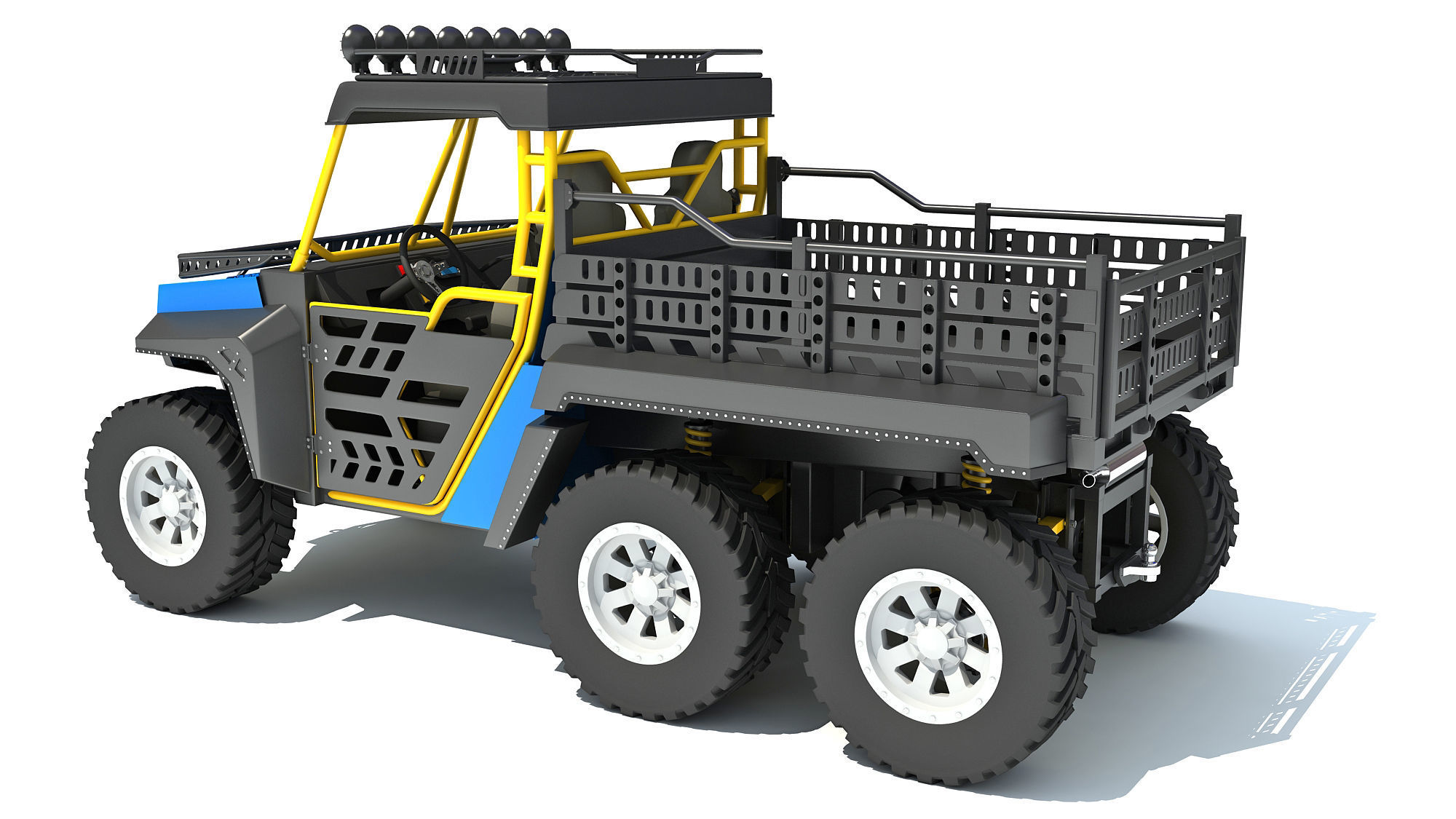 UTV Utility Terrain Vehicle 3D model | CGTrader