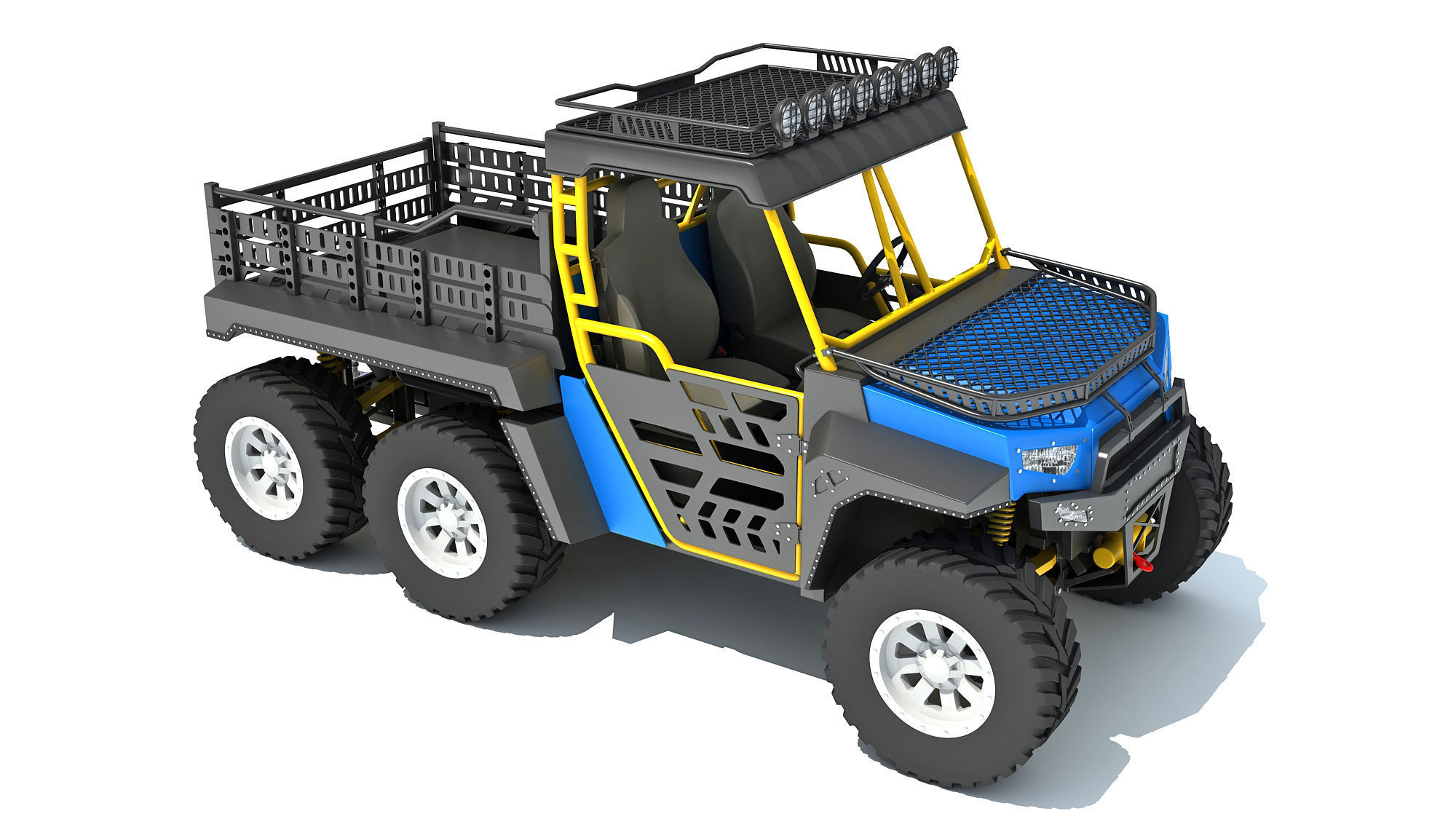 UTV Utility Terrain Vehicle 3D model | CGTrader