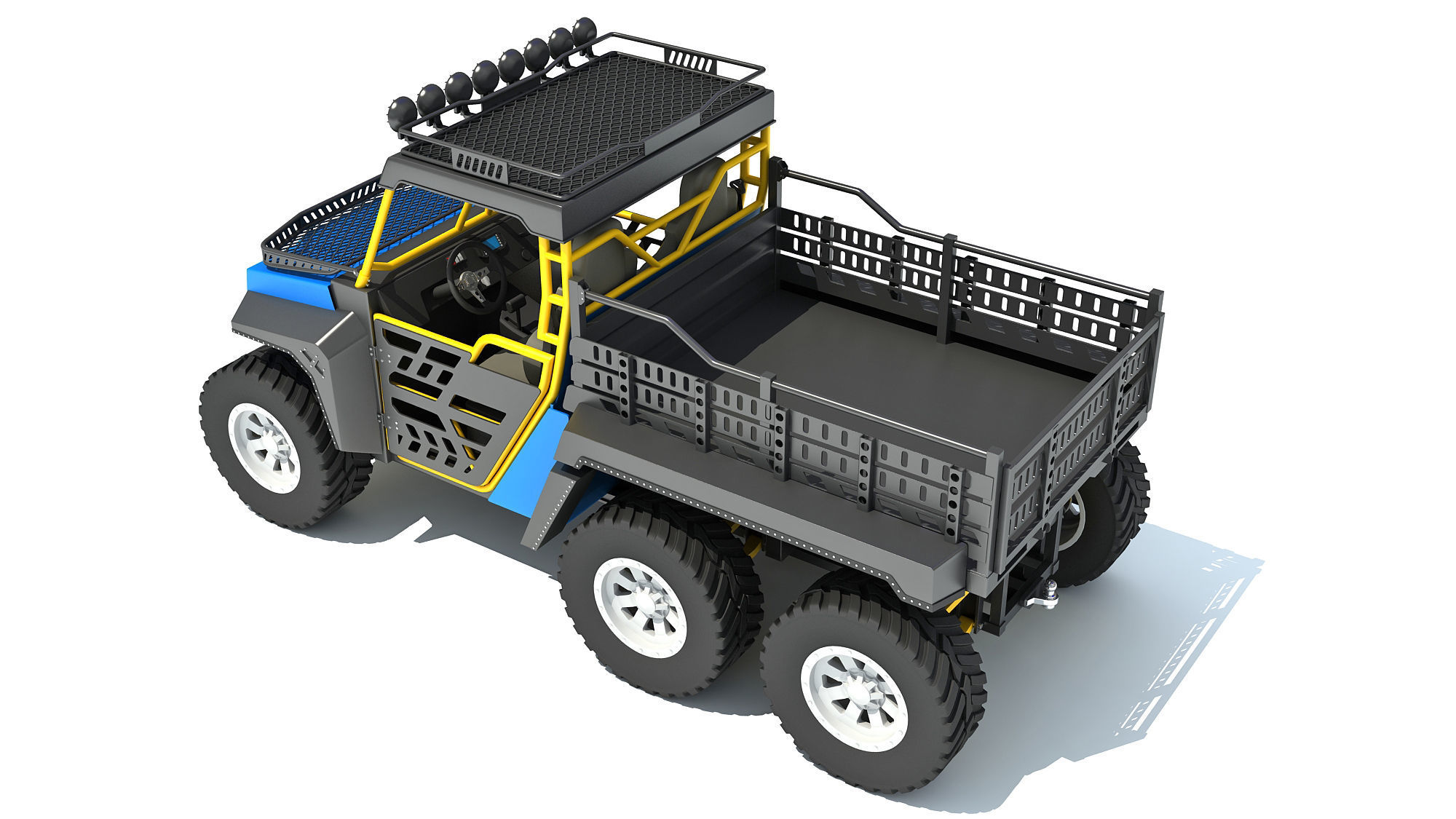 UTV Utility Terrain Vehicle 3D model | CGTrader