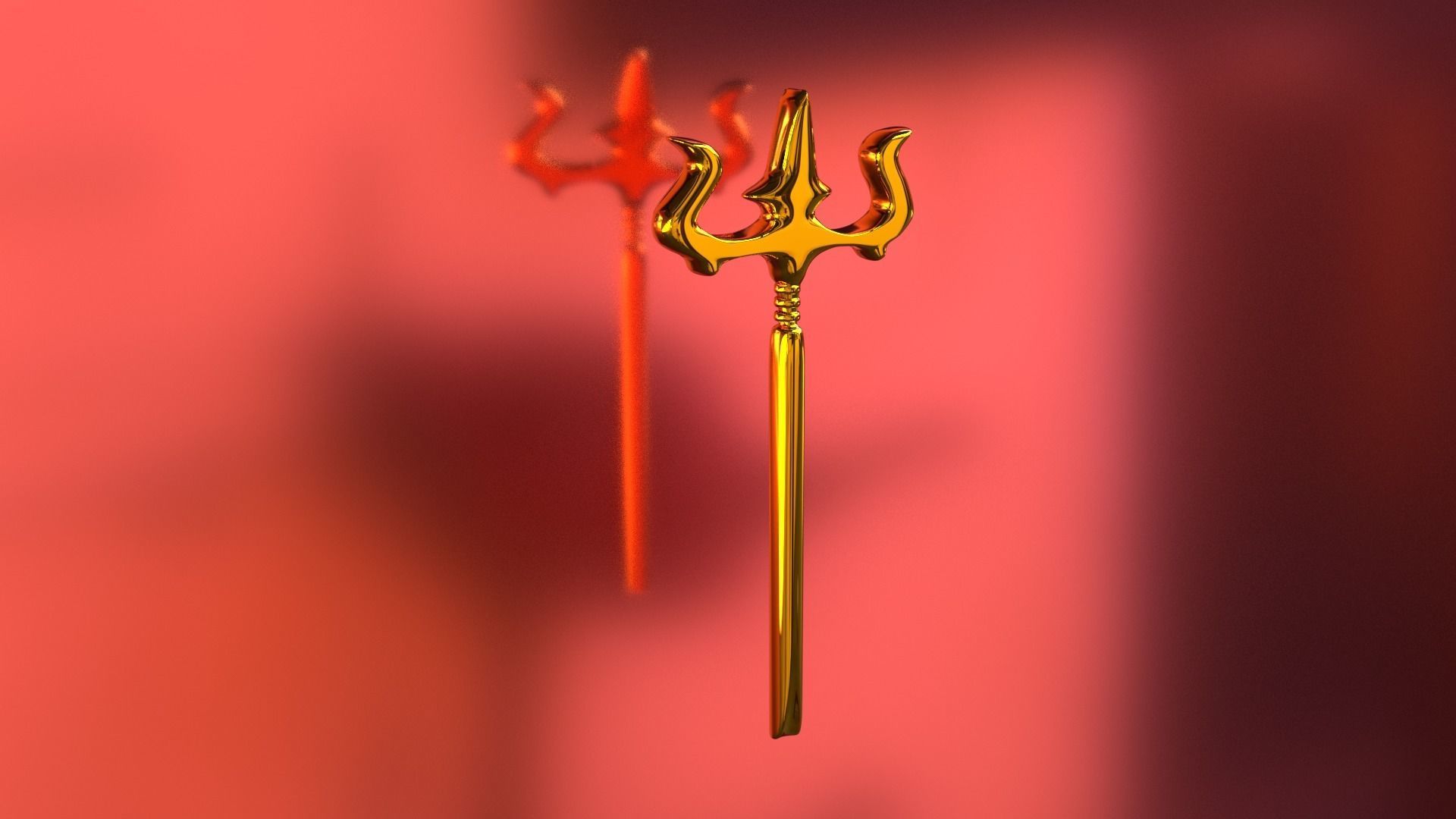 TRIDENT LORD SHIVA free VR / AR / low-poly 3D model animated rigged ...