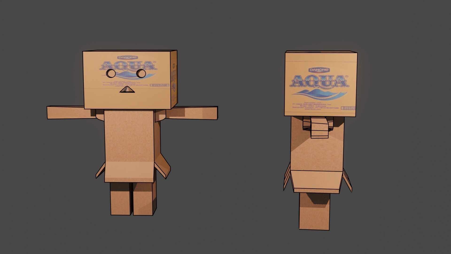 3D model Danbo Character 3d VR / AR / low-poly | CGTrader