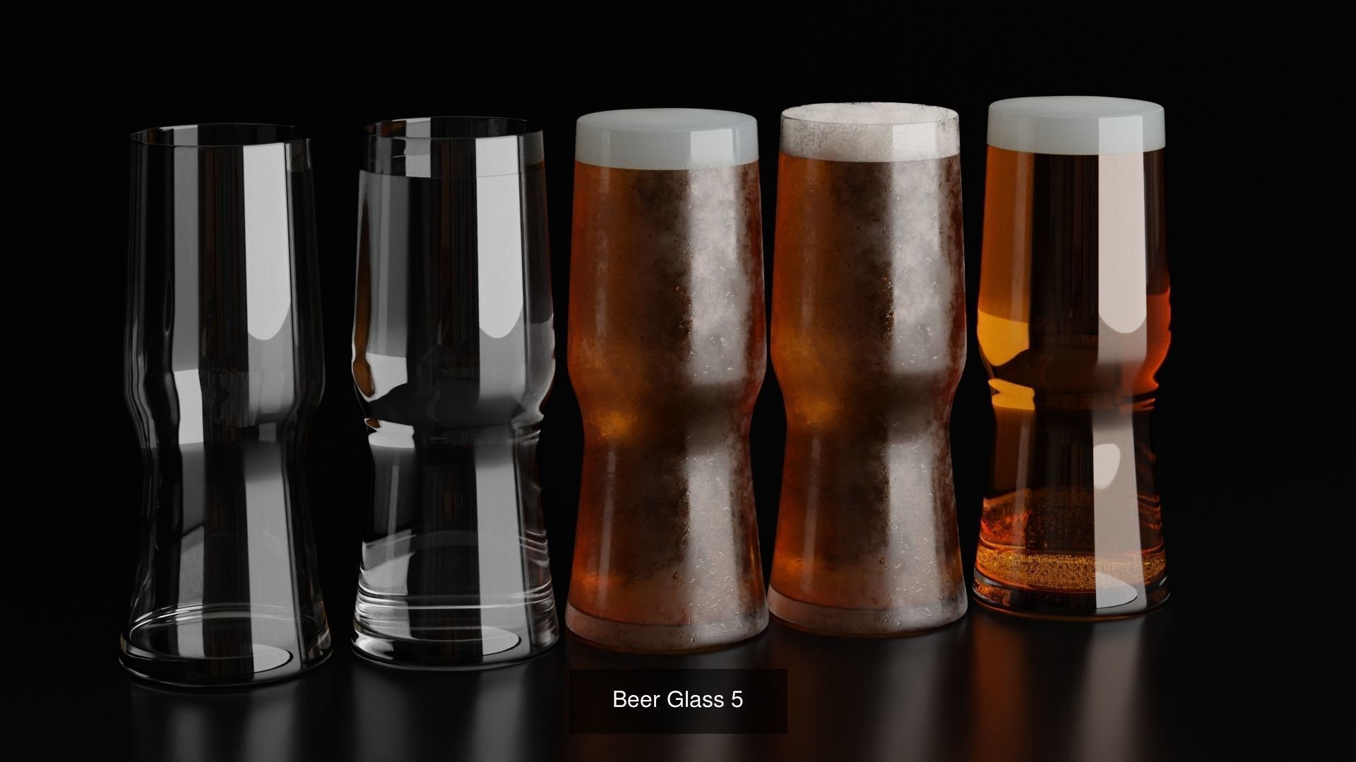 Big Fat Glass set 3D Model Collection | CGTrader
