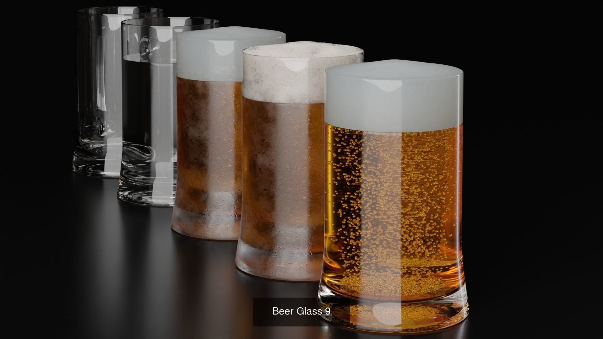 Big Fat Glass set 3D Model Collection | CGTrader