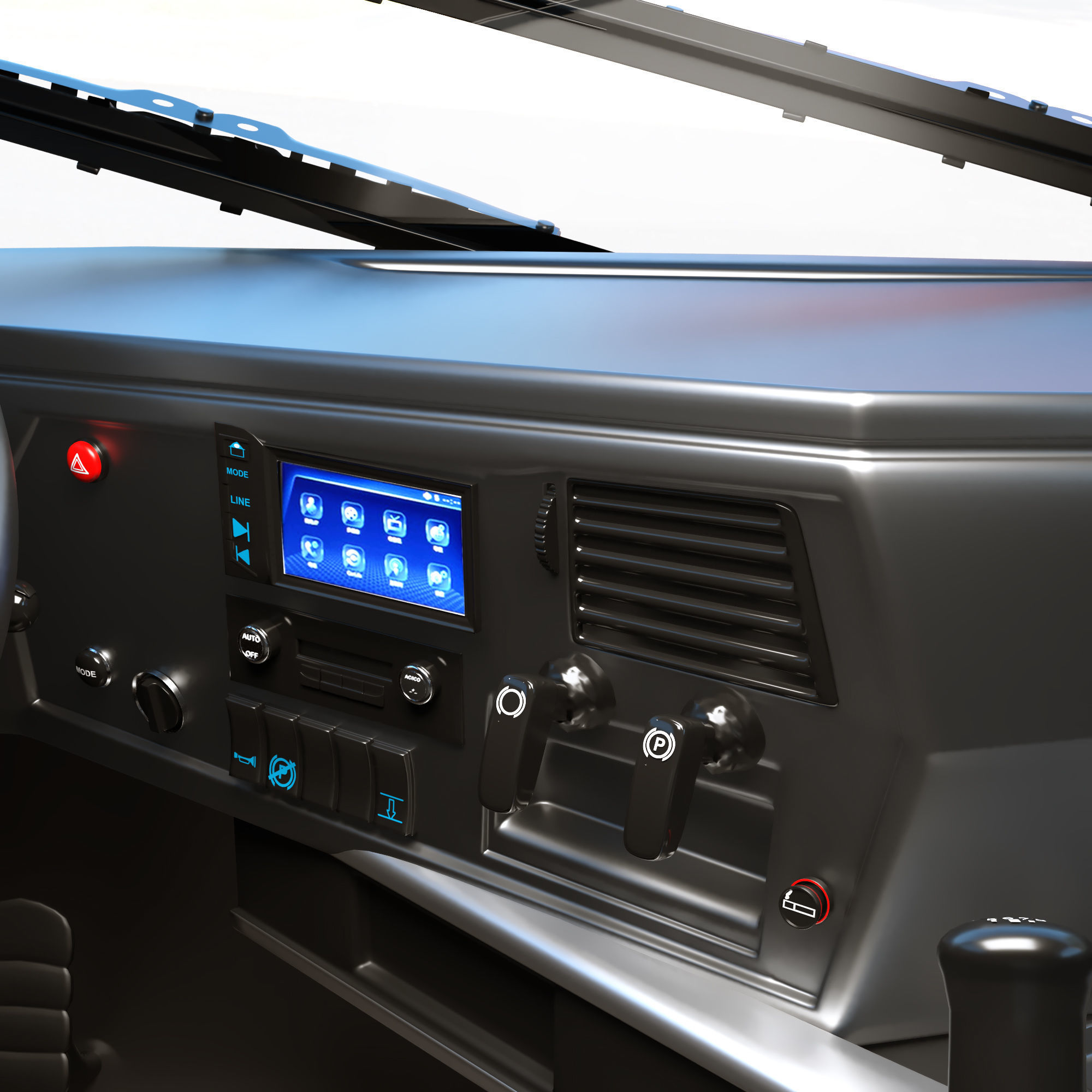 faw truck with interor 3D model | CGTrader