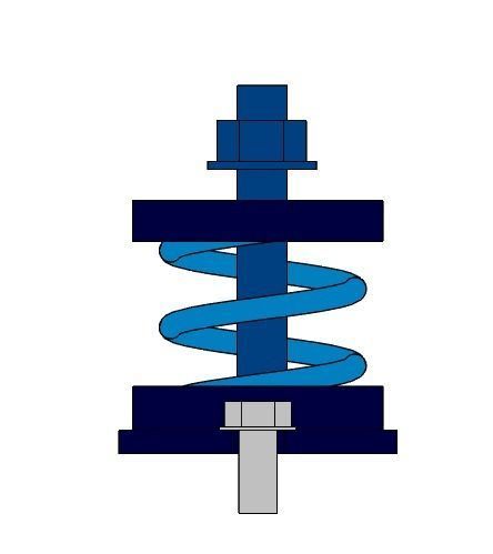 MS-06-Spring Floor Mount Vibration Isolator 3D model 3D model | CGTrader