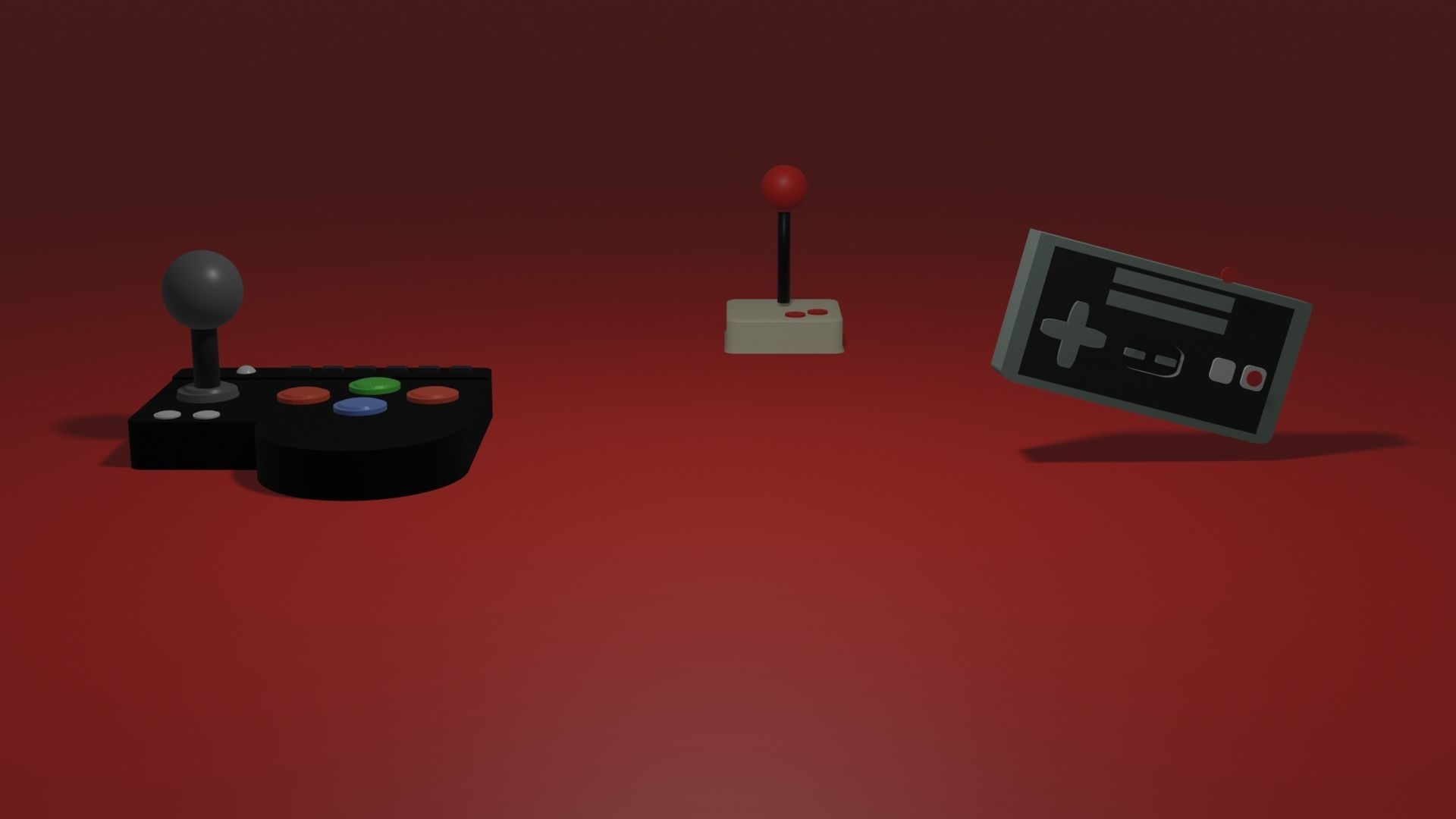 Retro Pad 3 set free VR / AR / low-poly 3D model | CGTrader