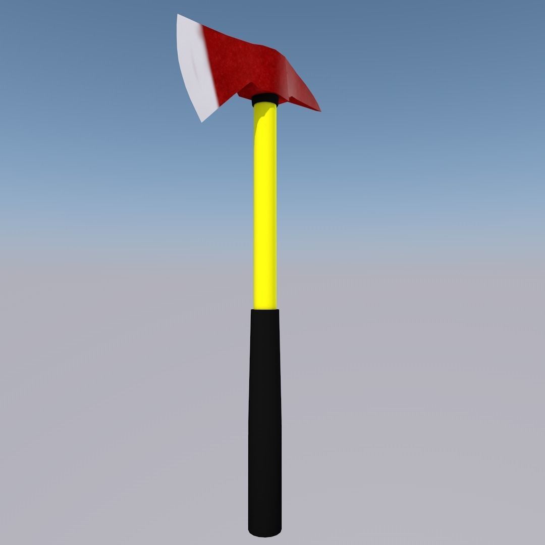 Fire Axe game ready PBR low poly free VR / AR / low-poly 3D model ...