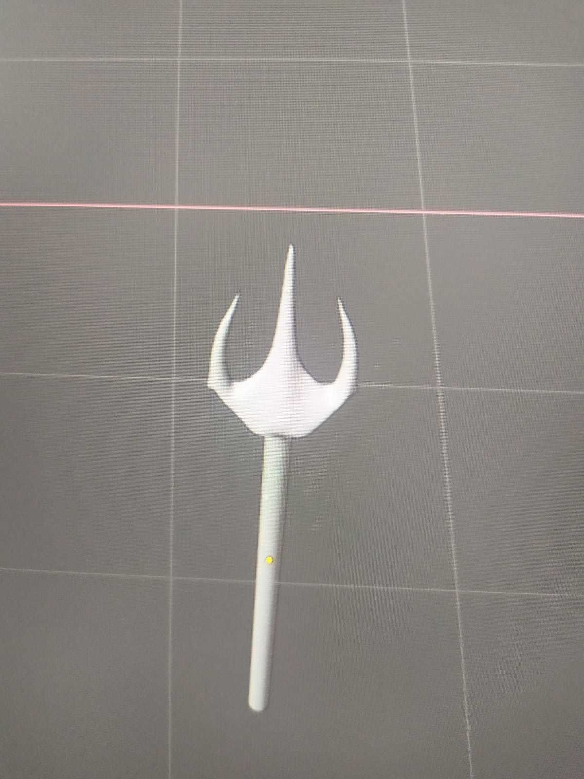 Trident model triton spear free 3D model 3D printable | CGTrader
