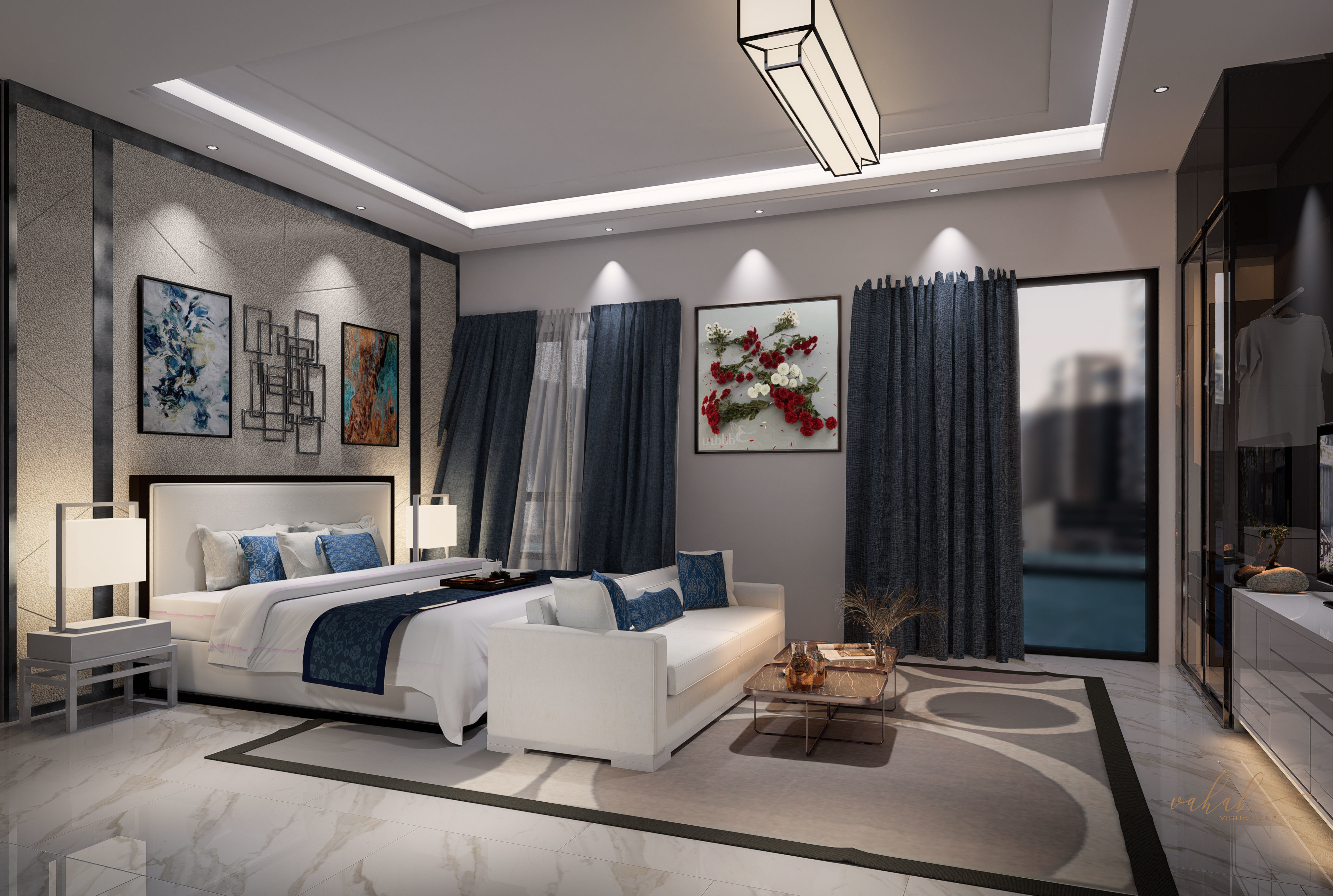 D5 Render Bedroom interior free 3D model animated | CGTrader