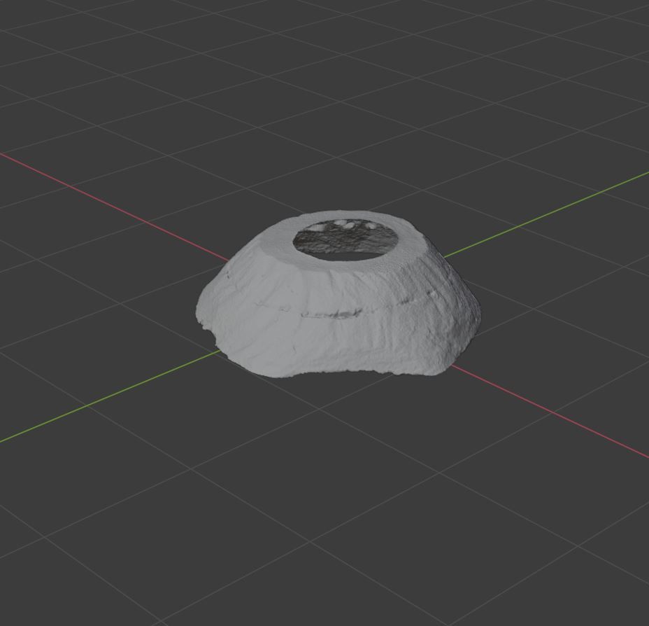 Round Concrete Block 3D model | CGTrader