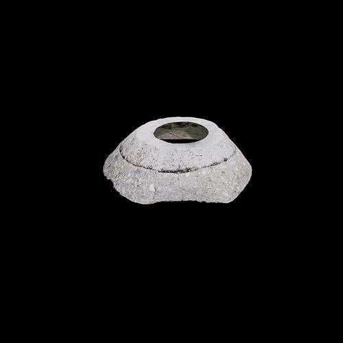 Round Concrete Block 3D model | CGTrader