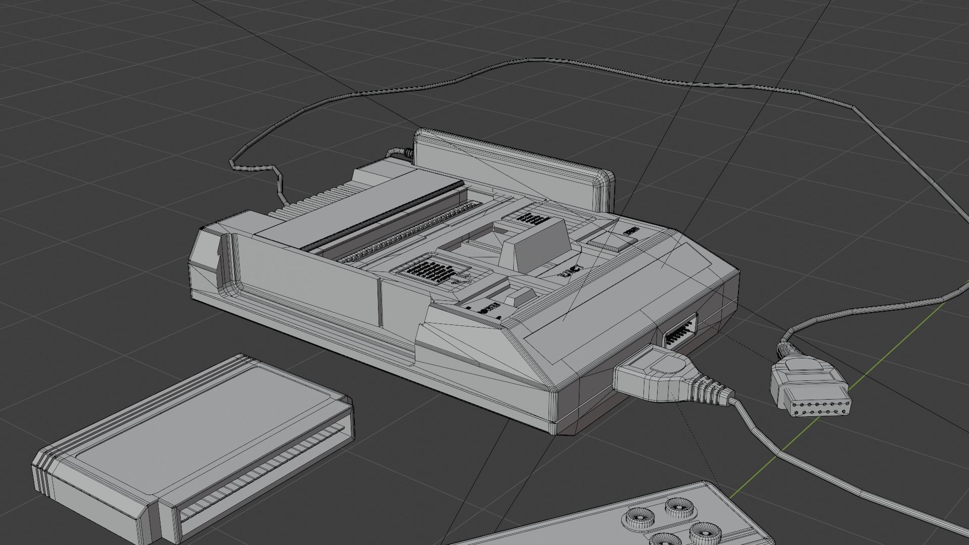 Retro Console 3D model free 3D model | CGTrader