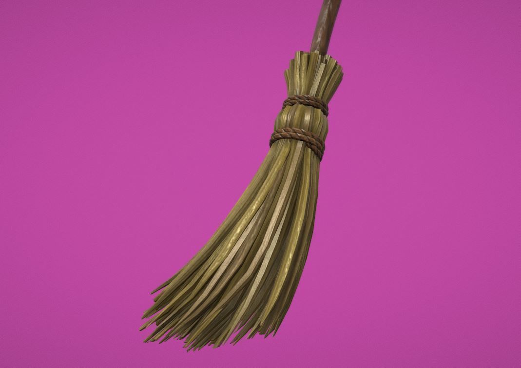 broom 3D model | CGTrader