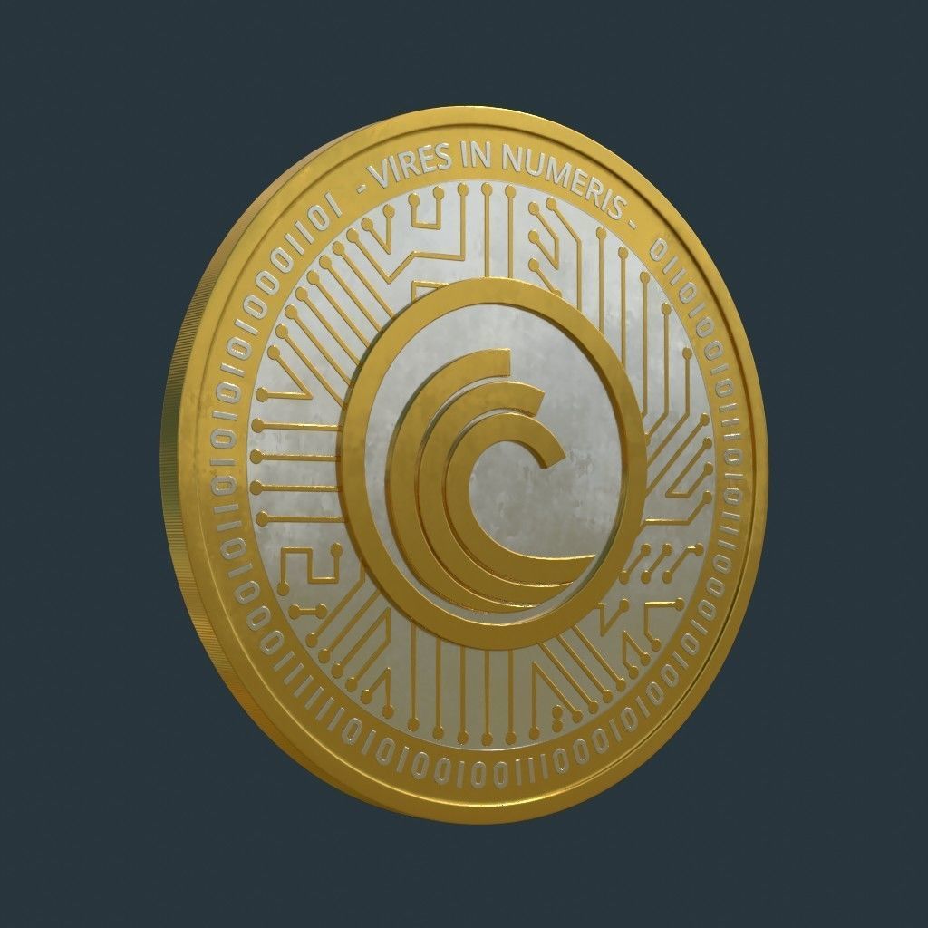 Bittorrent BTT - Cryptocurrency Coin 3D model | CGTrader