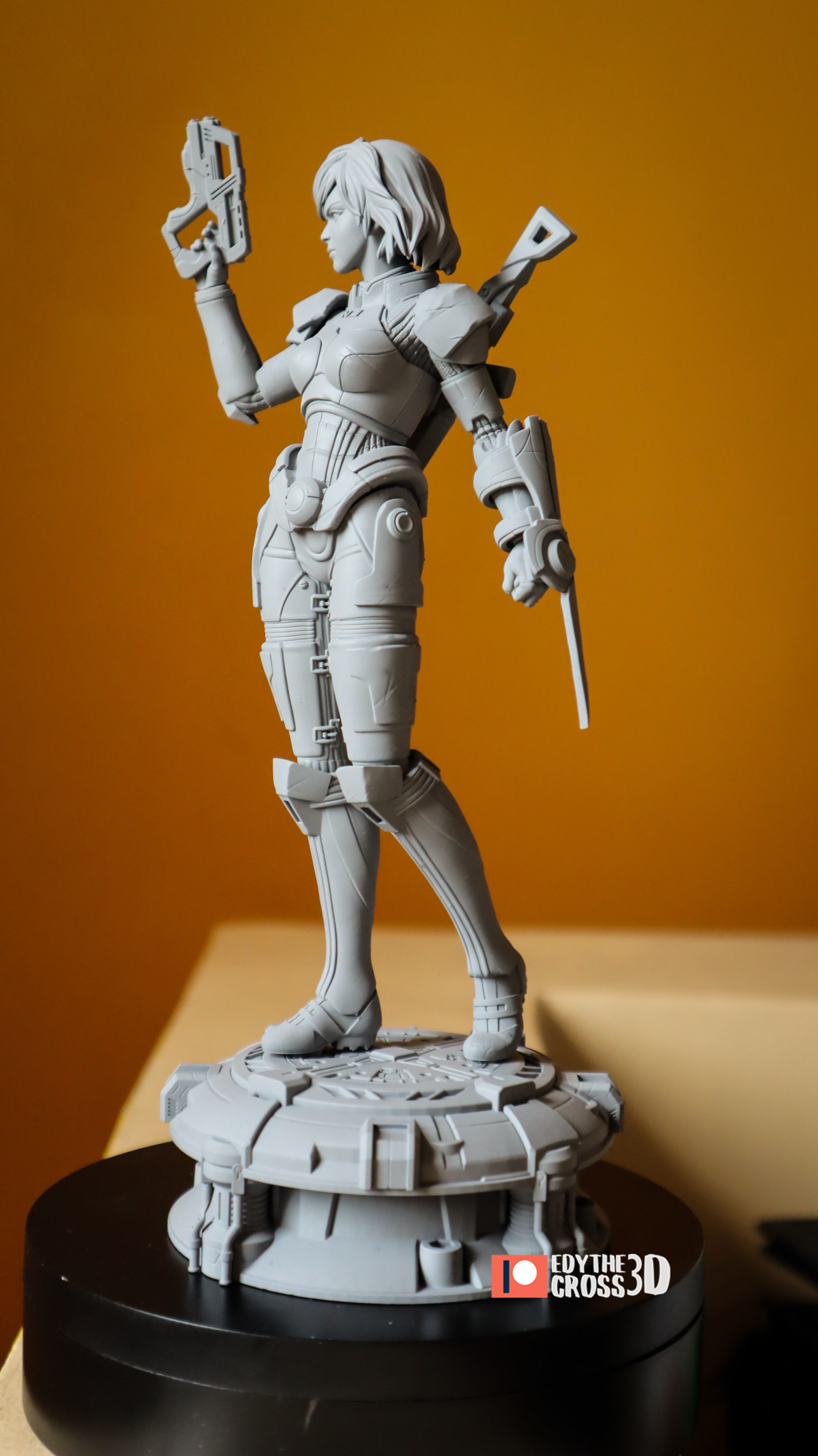 Female Shepard - Mass Effect 3D model 3D printable | CGTrader