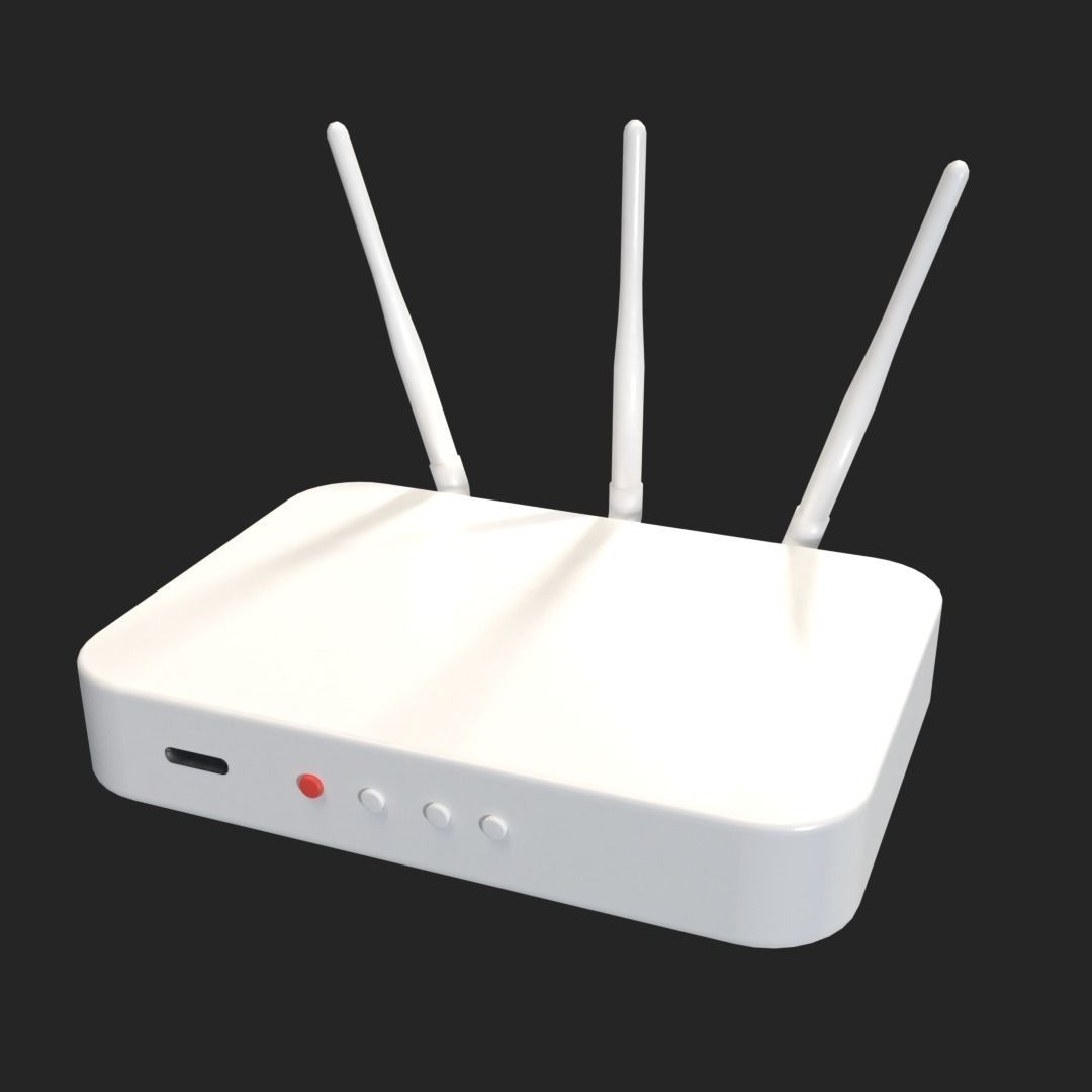 3D model WiFi Router VR / AR / low-poly | CGTrader