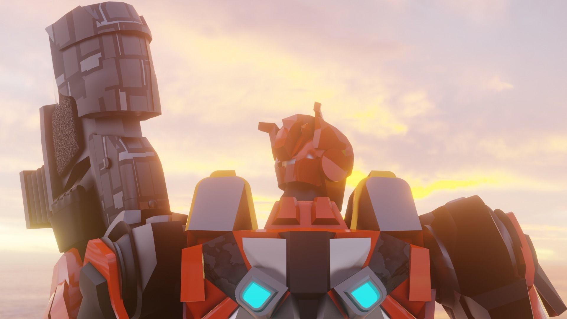 Transformers Prime Blaster free VR / AR / low-poly 3D model rigged ...