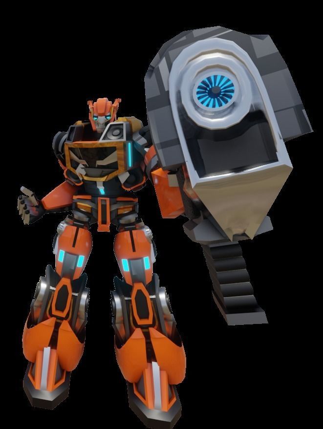 Transformers Prime Blaster free VR / AR / low-poly 3D model rigged | CGTrader