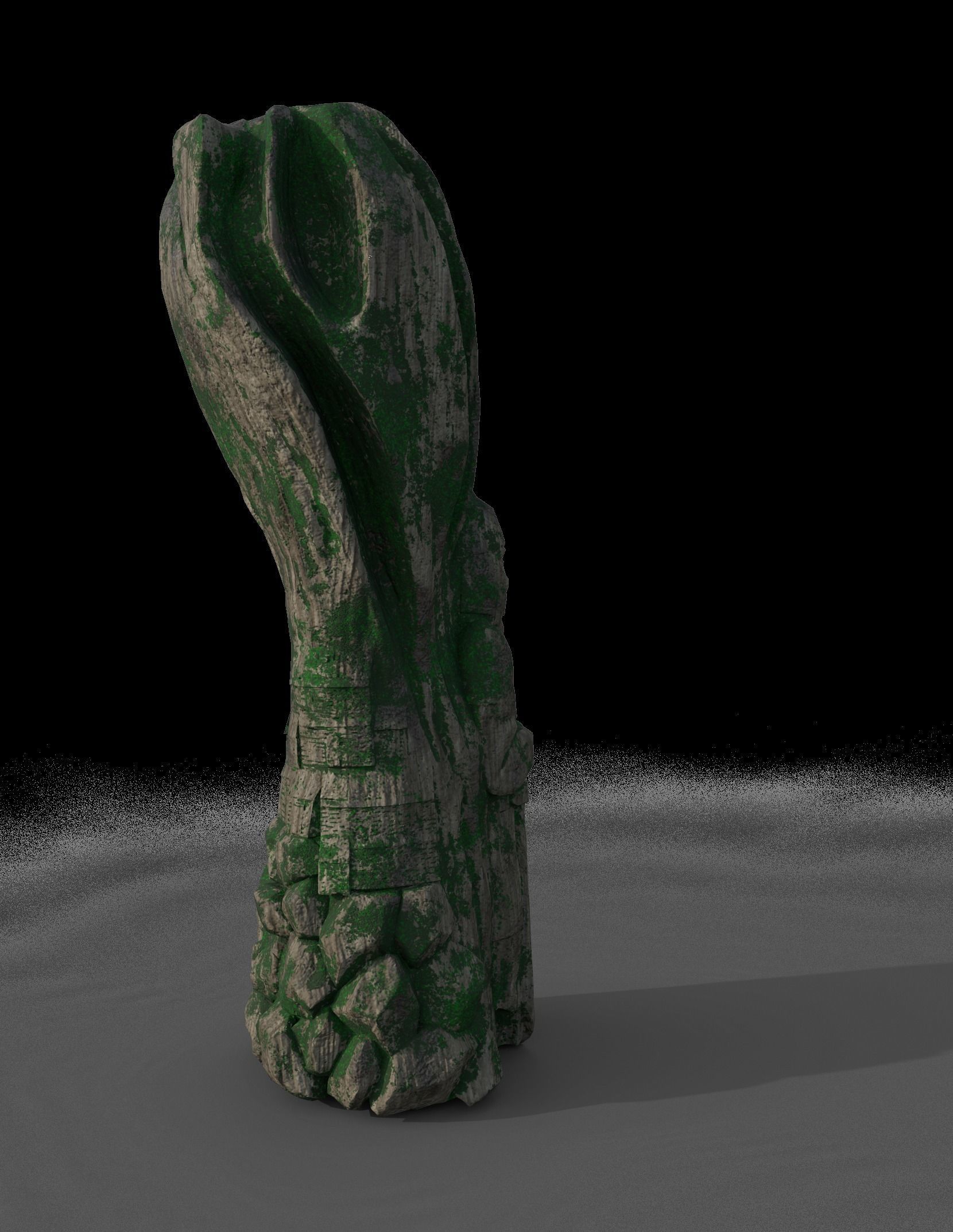 3D model Old Russian pagan idol PBR low-poly game ready VR / AR / low ...