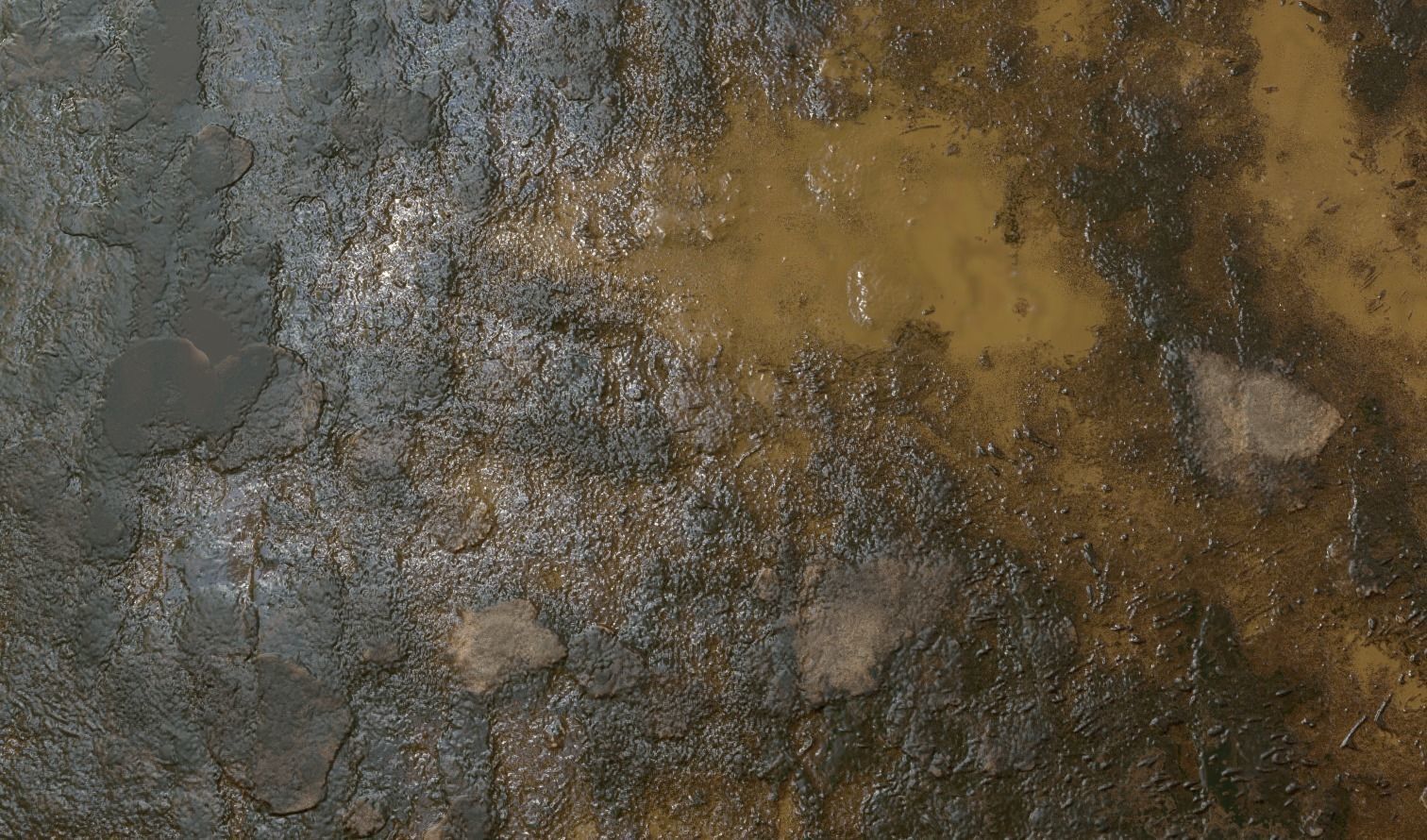 Swamp Mud PBR Material Texture | CGTrader