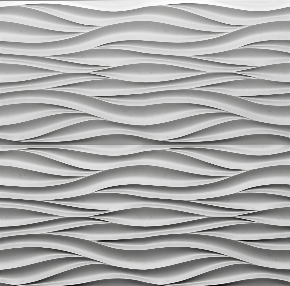 3d panel wave 3D model | CGTrader