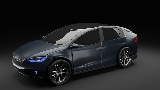 Tesla Car free 3D model | CGTrader