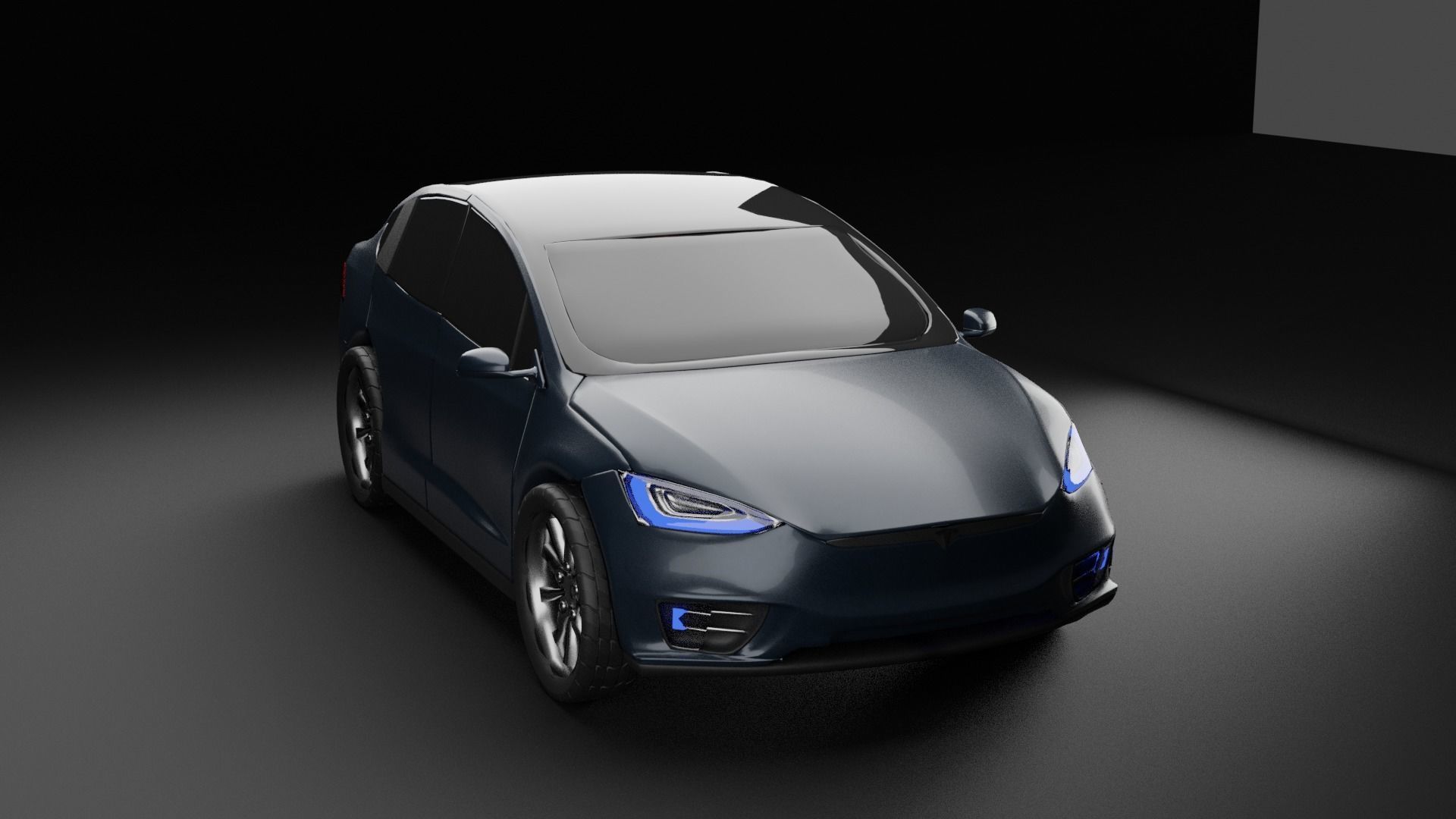 Tesla Car free 3D model | CGTrader