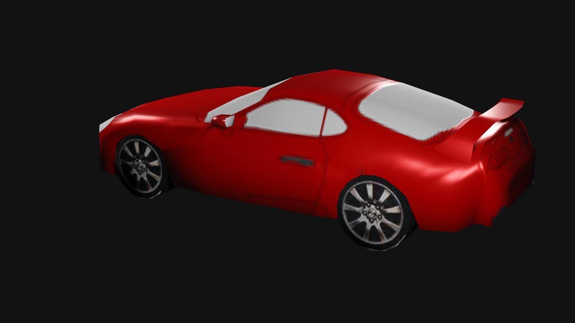 Toyota supra PS1 style free VR / AR / low-poly 3D model | CGTrader