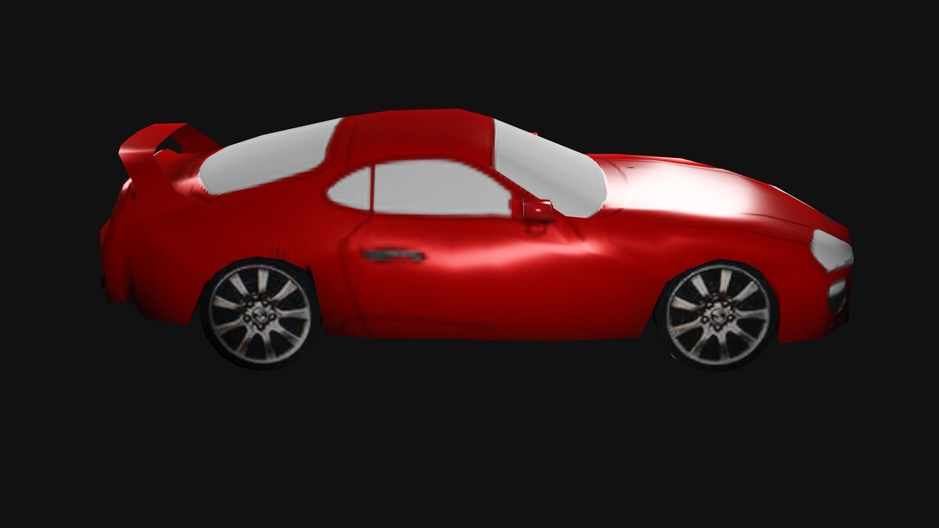 Toyota supra PS1 style free VR / AR / low-poly 3D model | CGTrader