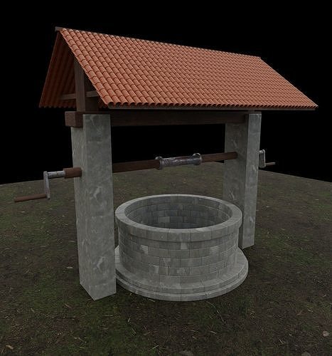 water well 3D model | CGTrader