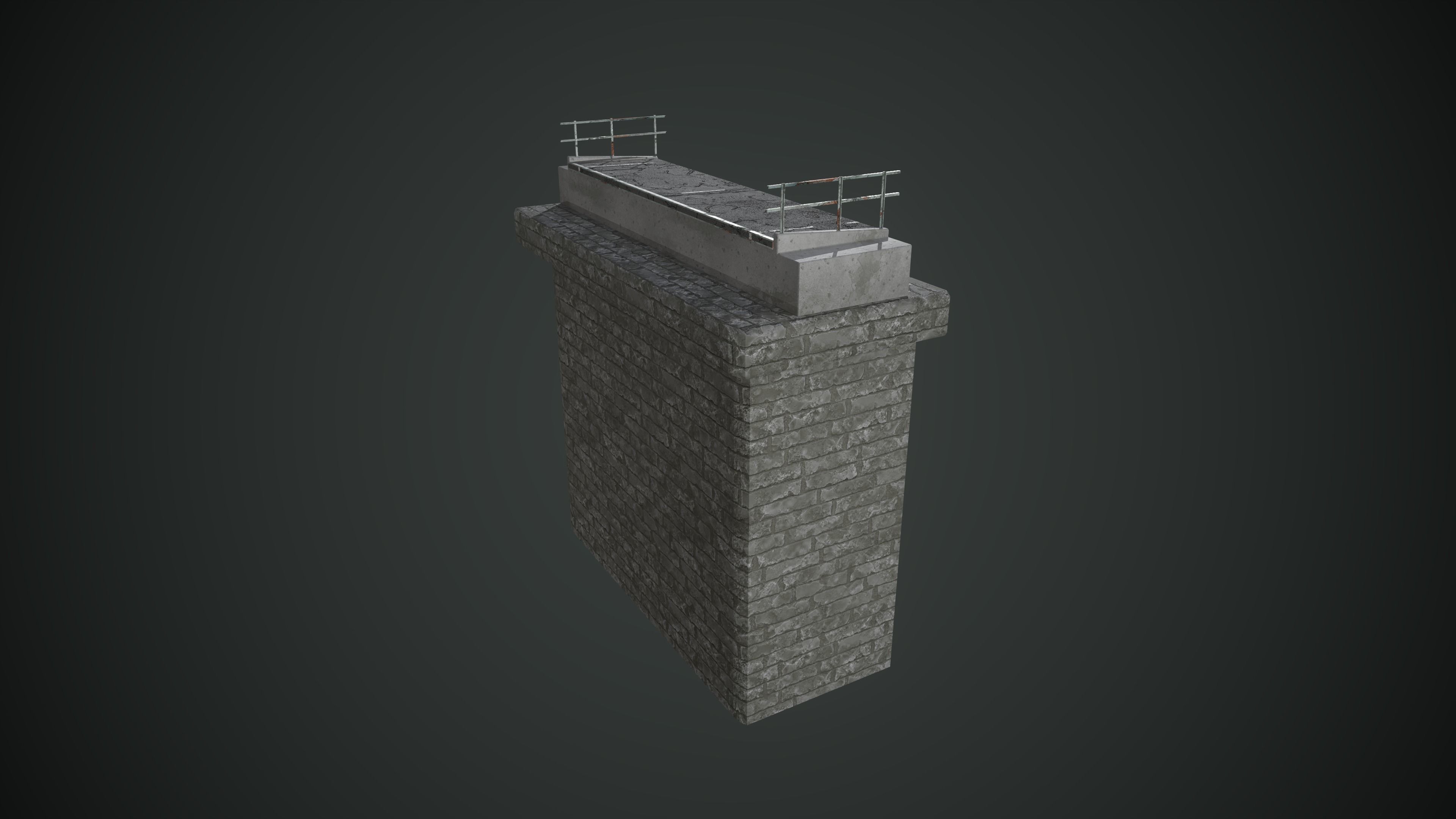 3D model Old Modular Bridge PBR VR / AR / low-poly | CGTrader