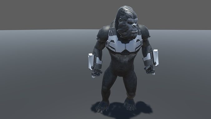 King Kong Animated 3D model 3D model animated rigged | CGTrader