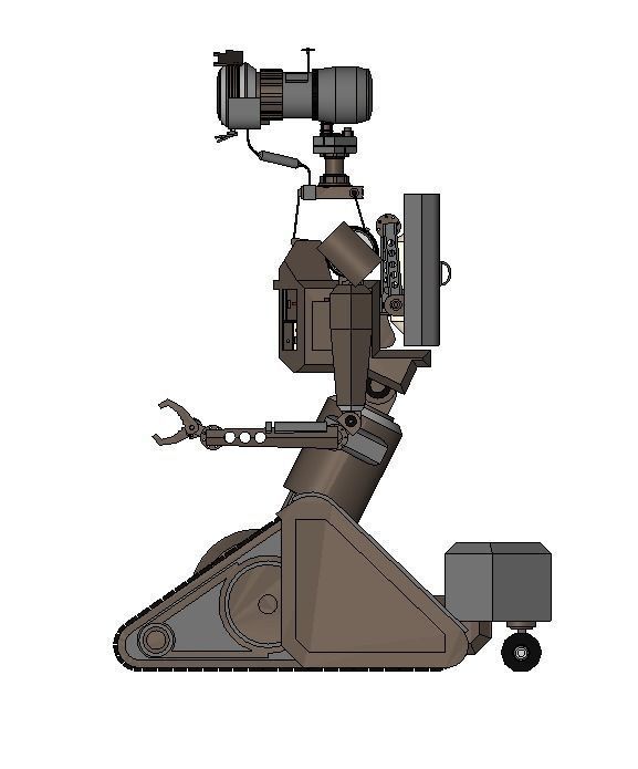 ARC-02-Johnny 5 robot 3D model 3D model animated | CGTrader