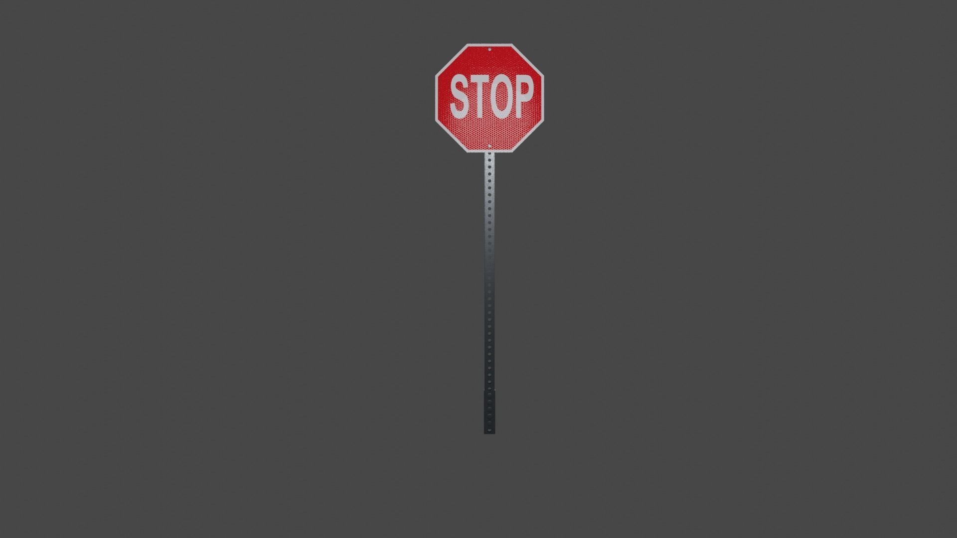 Stop Sign 3D model | CGTrader