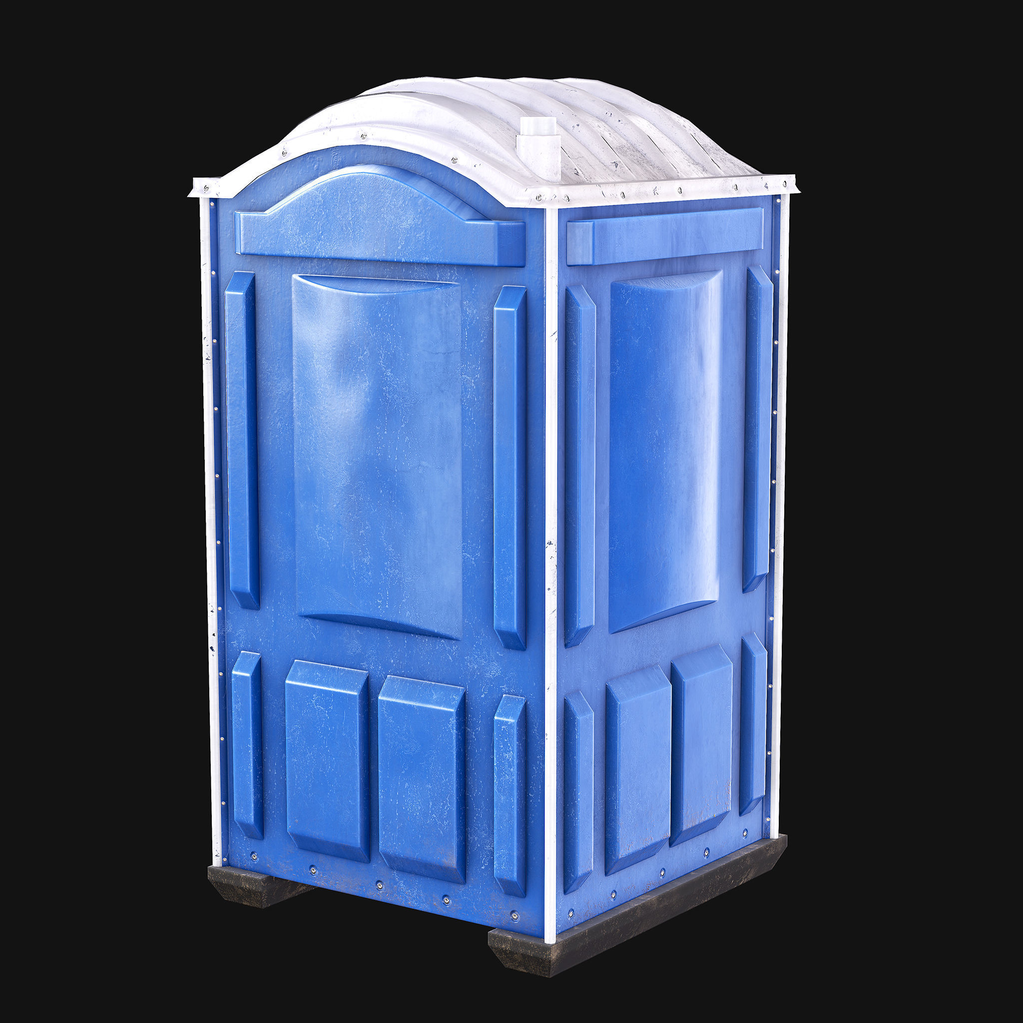3D model Portaloo Portable Toilet VR / AR / low-poly | CGTrader