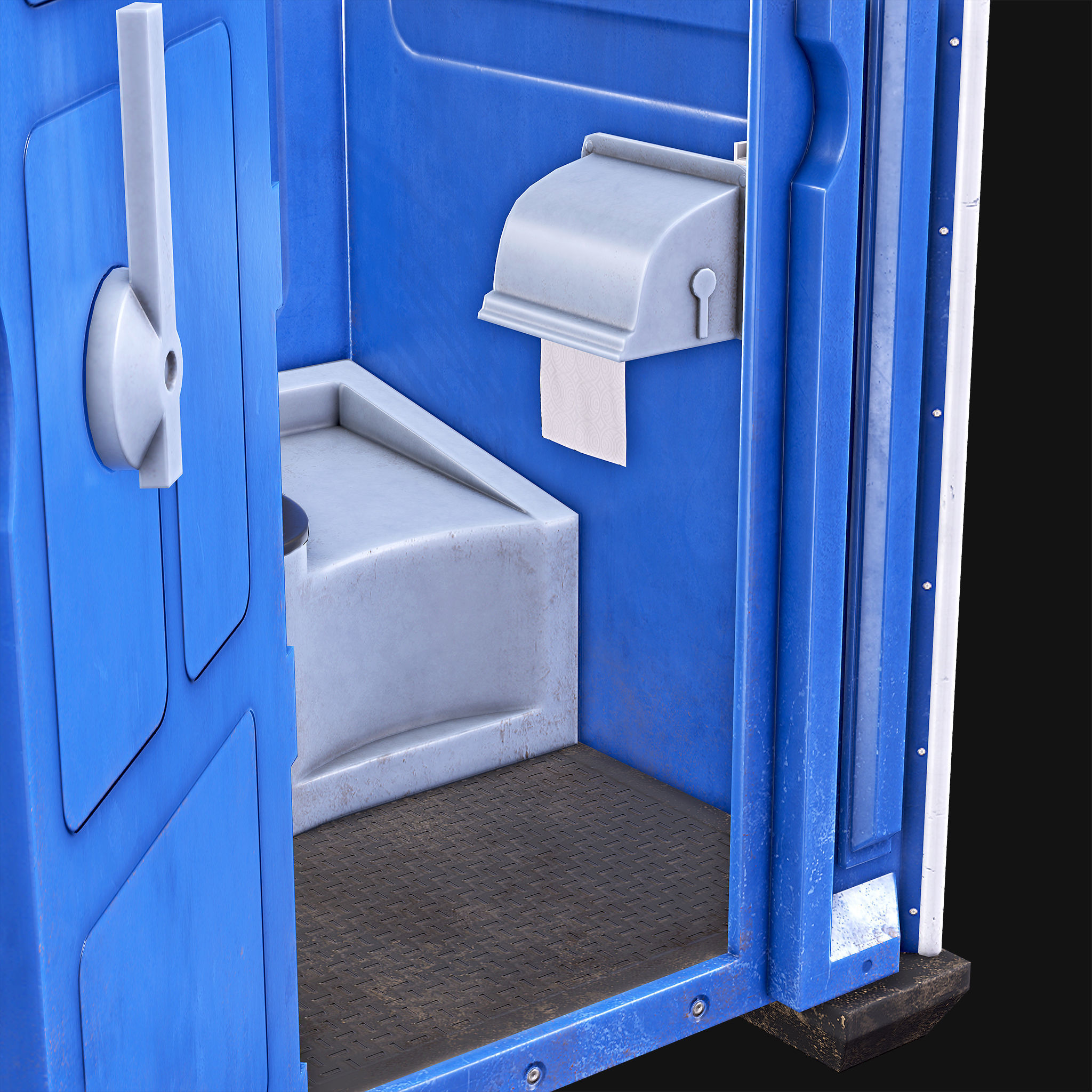 3D model Portaloo Portable Toilet VR / AR / low-poly | CGTrader