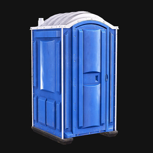3D model Portaloo Portable Toilet VR / AR / low-poly | CGTrader