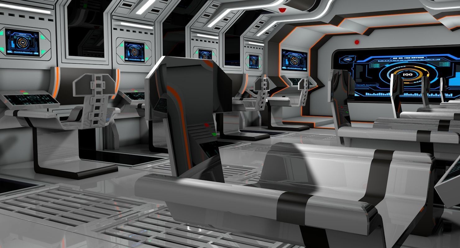 Spaceship Interior 3D model | CGTrader