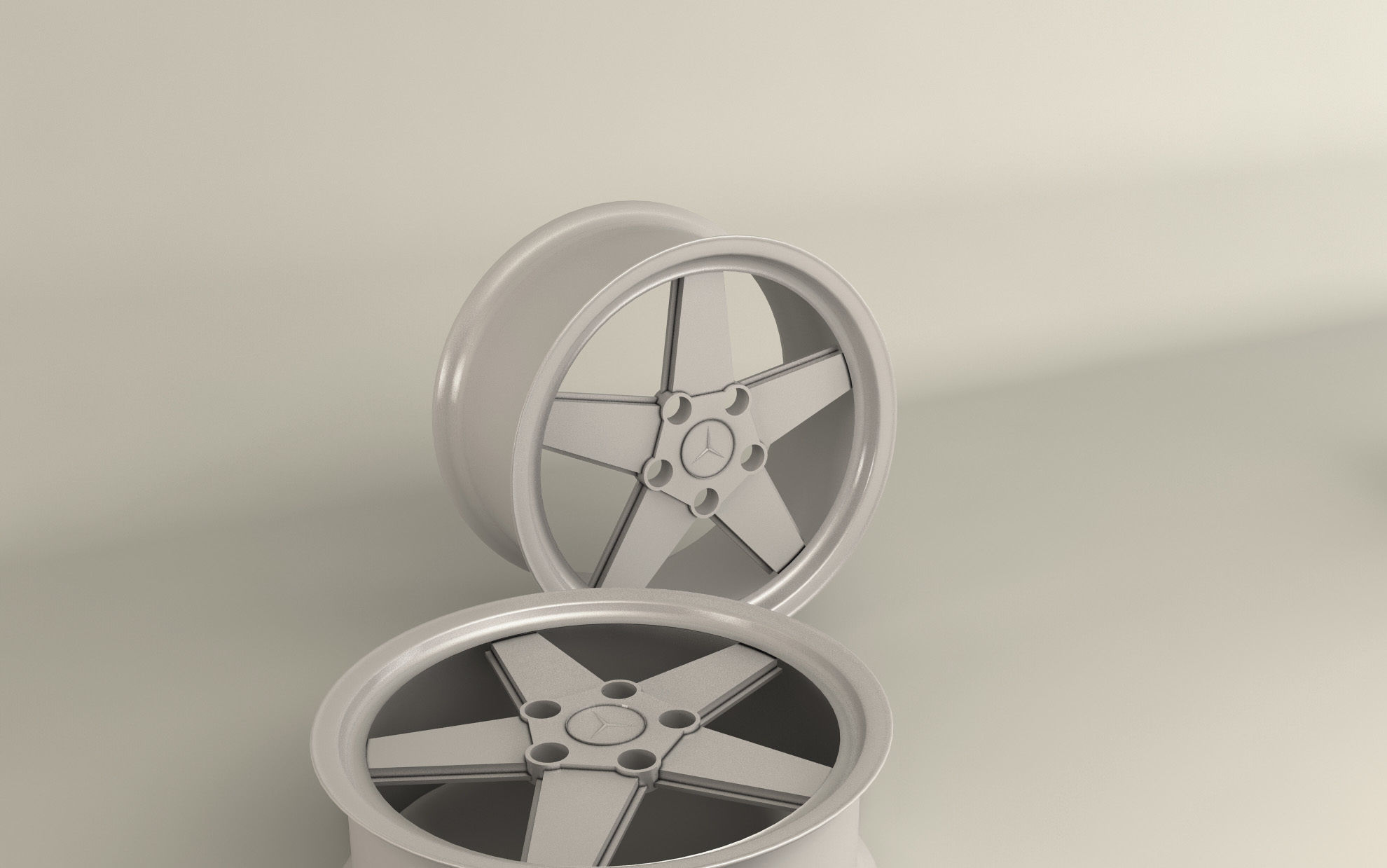 Mercedes Benz Classic Wheels Collection 3D model | CGTrader