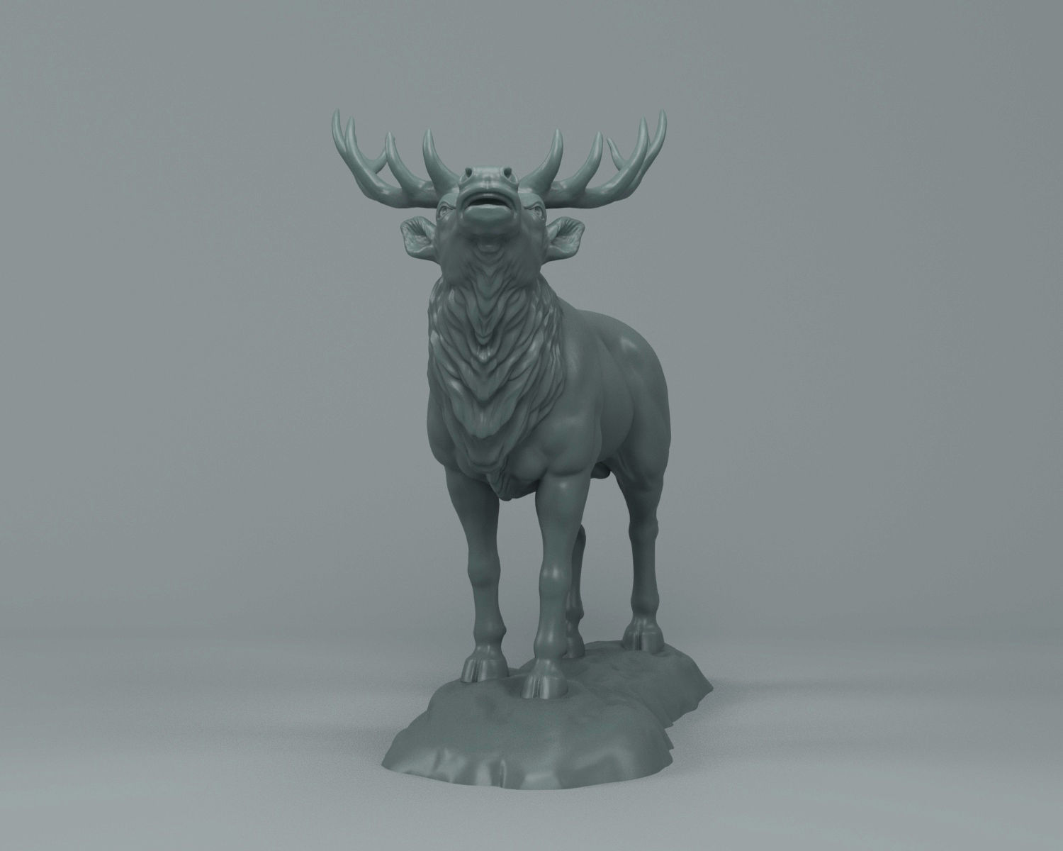 Red Deer 3D model 3D printable | CGTrader