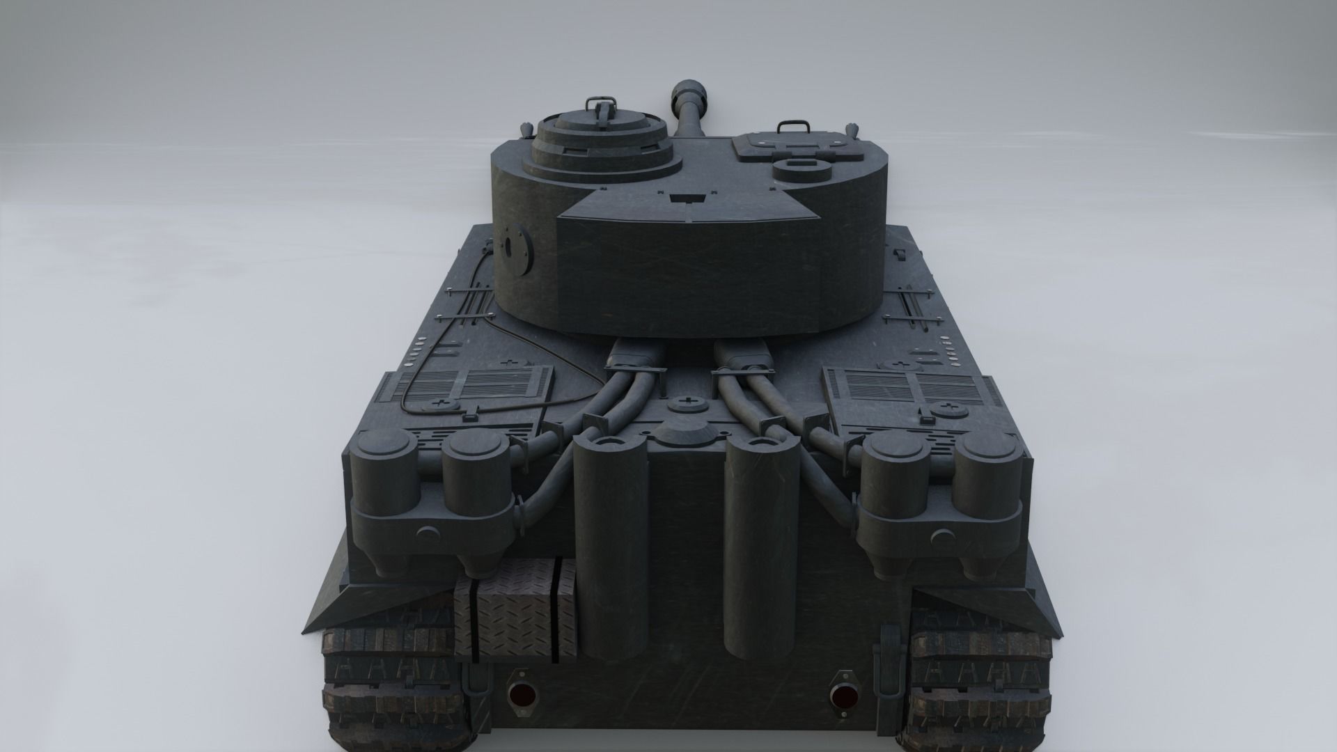 Tiger 131 3D model rigged | CGTrader