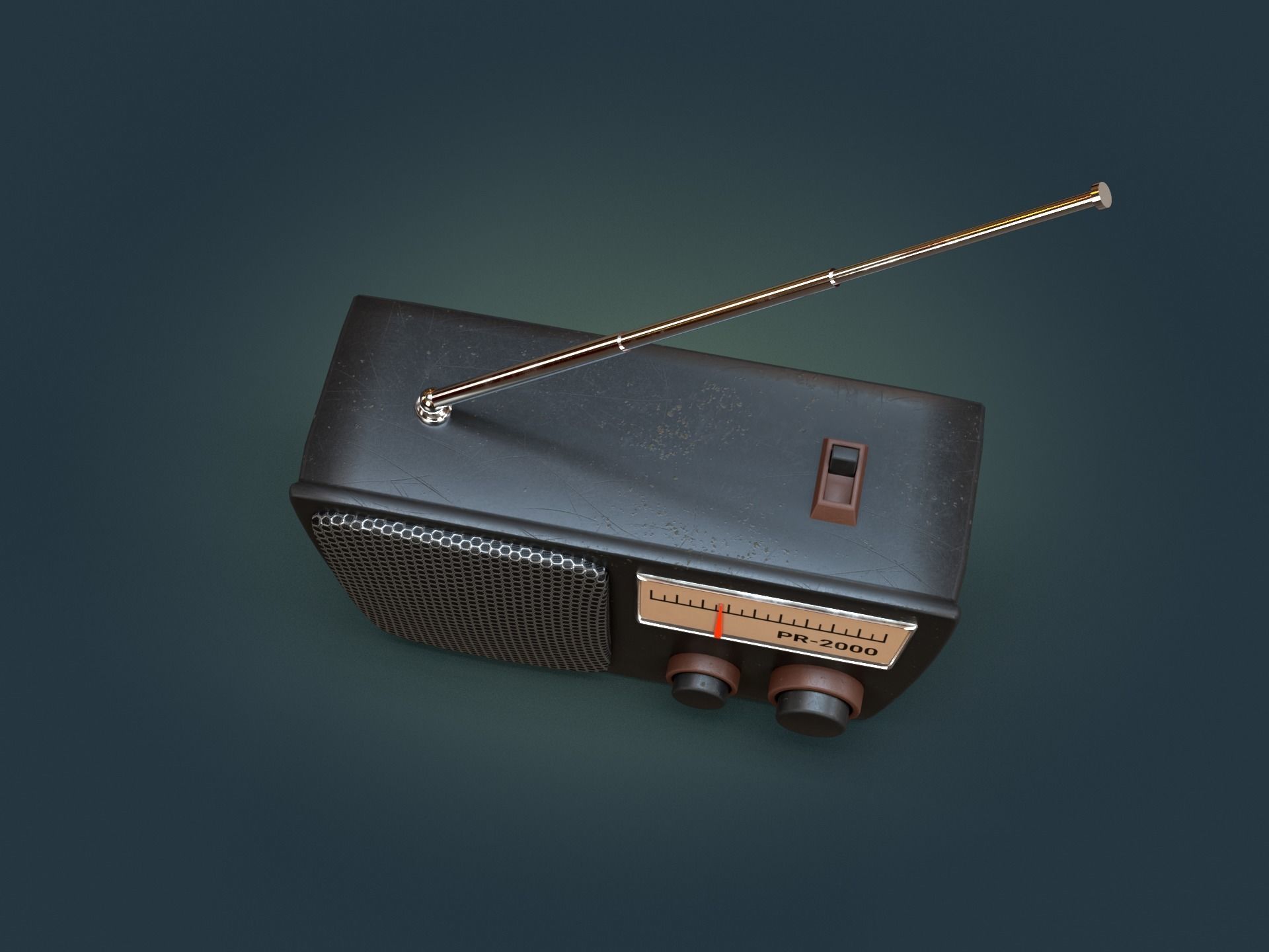 3D model Radio Simple VR / AR / low-poly | CGTrader