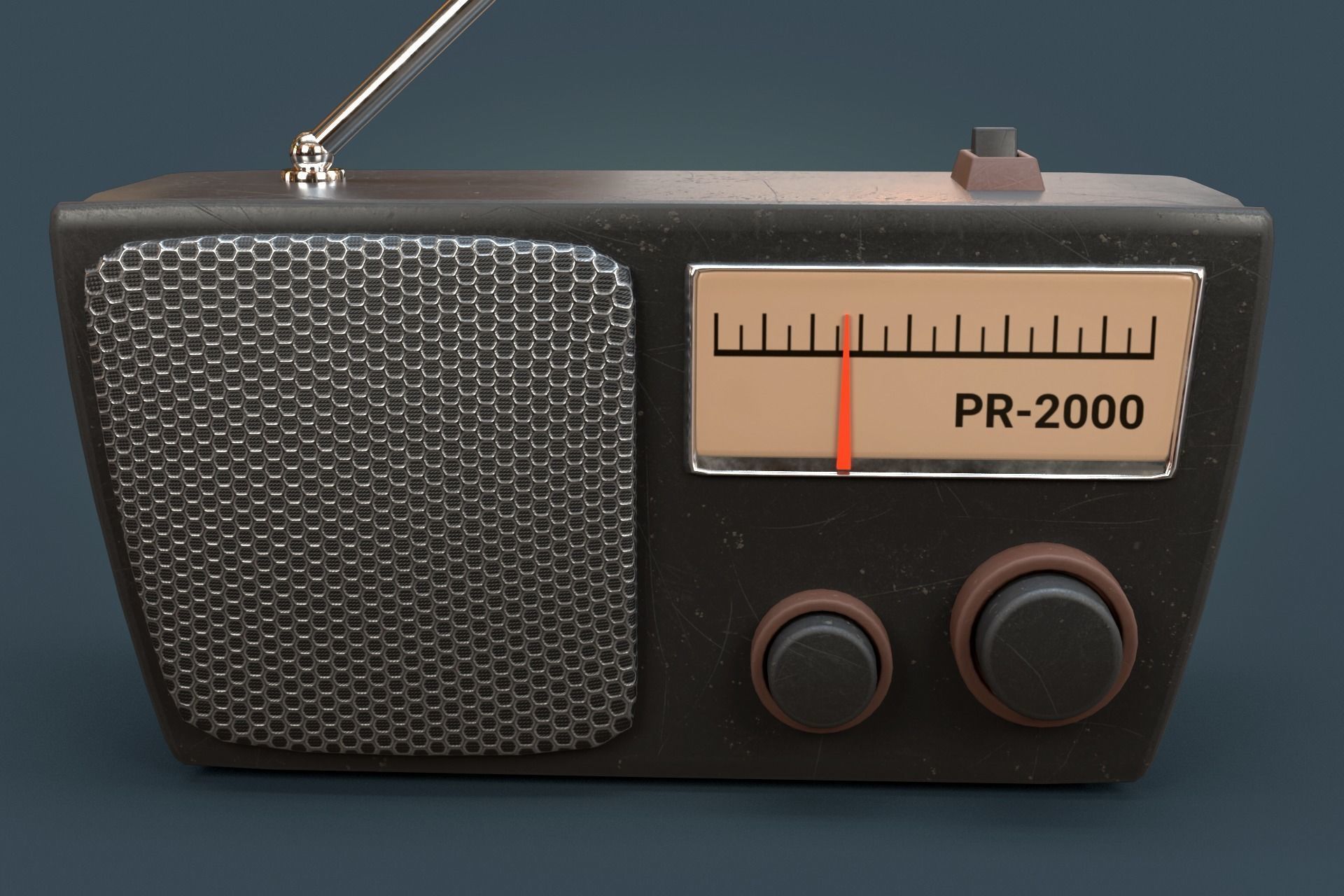 3D model Radio Simple VR / AR / low-poly | CGTrader