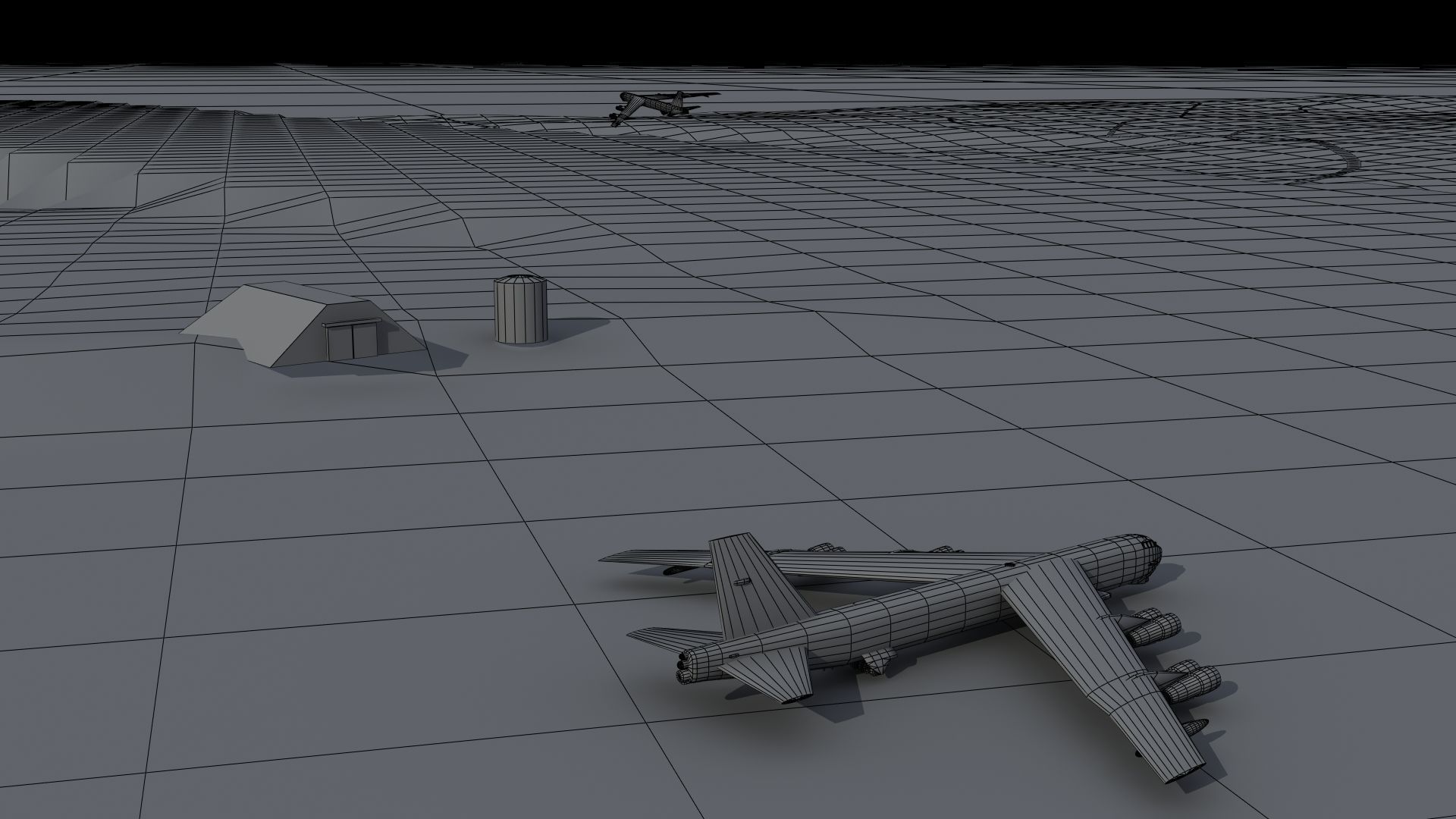 3D model Island Naval Base VR / AR / low-poly | CGTrader