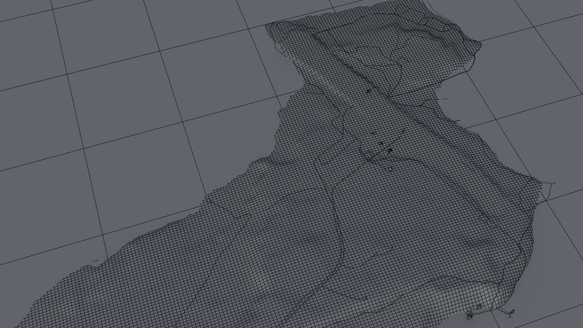 3D model Island Naval Base VR / AR / low-poly | CGTrader