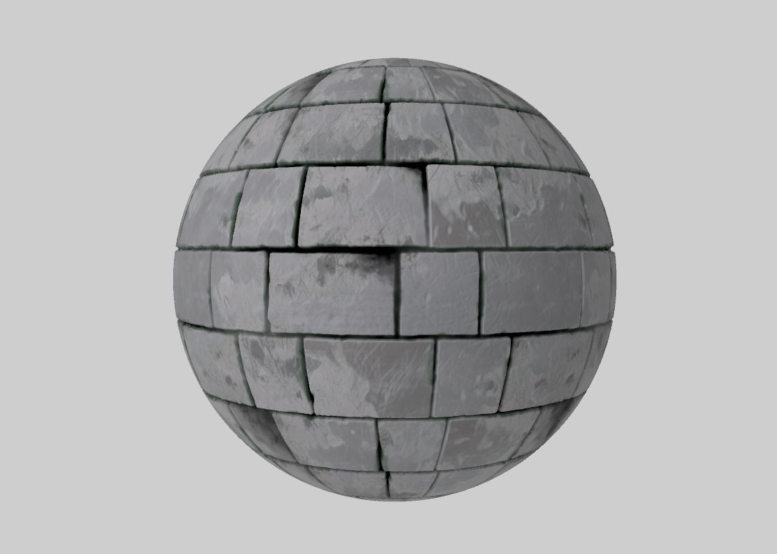 12 Stylized Seamless Bricks and Stone PBR Textures and Materials ...