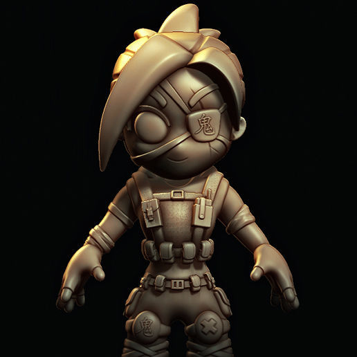 Kitsune Call of Duty Cold War Warzone 3D model 3D printable | CGTrader