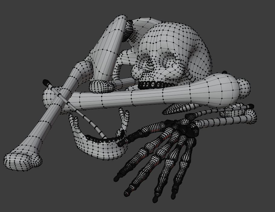 Small Bone Pile 3D model | CGTrader