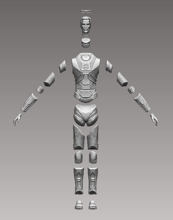 game character 3D model 3D printable | CGTrader