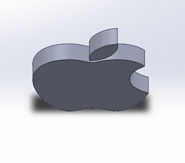 Apple Logo 3D model 3D printable | CGTrader